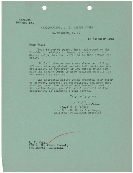 marine-letter – Pieces of History