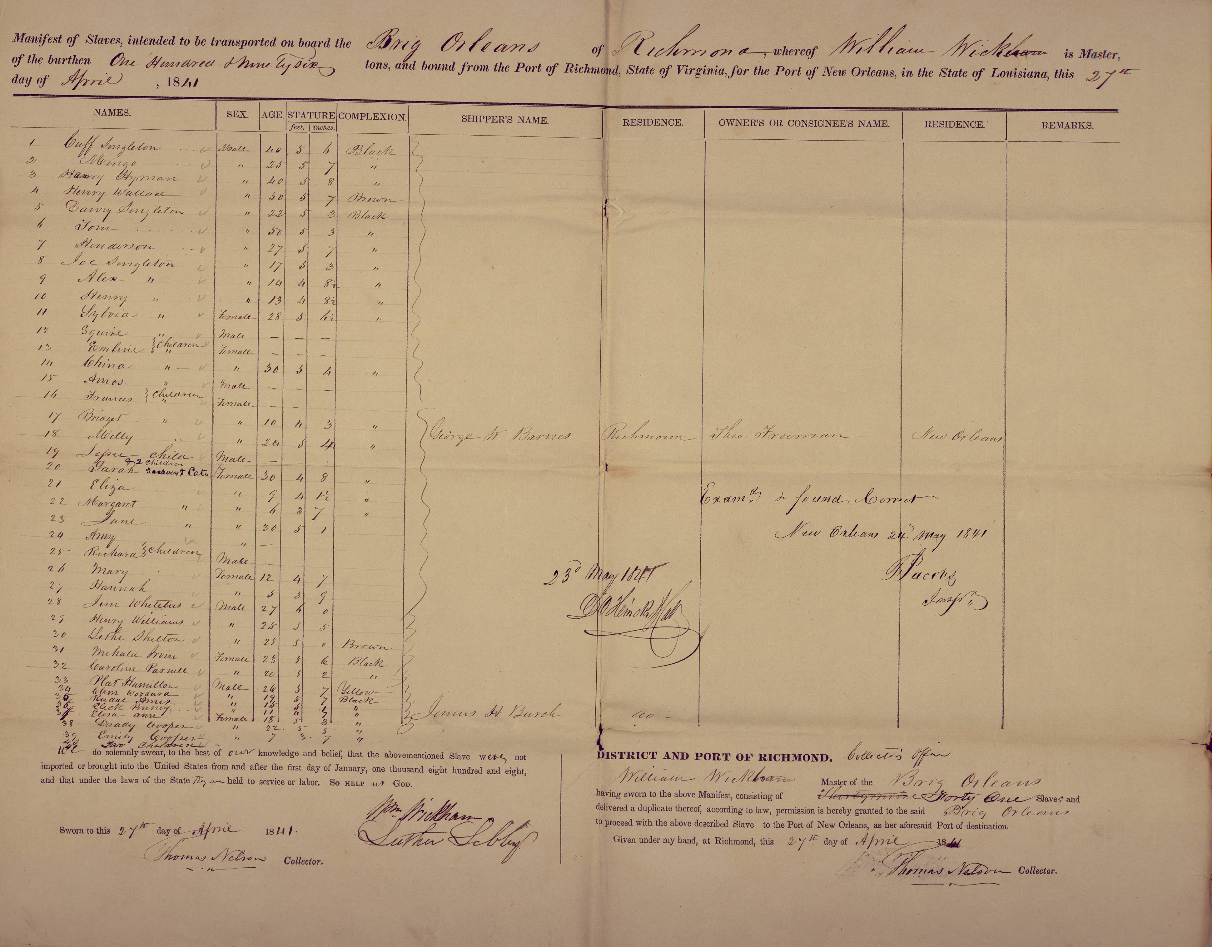On Display: Record of the Kidnapping of Solomon Northup – Pieces of History