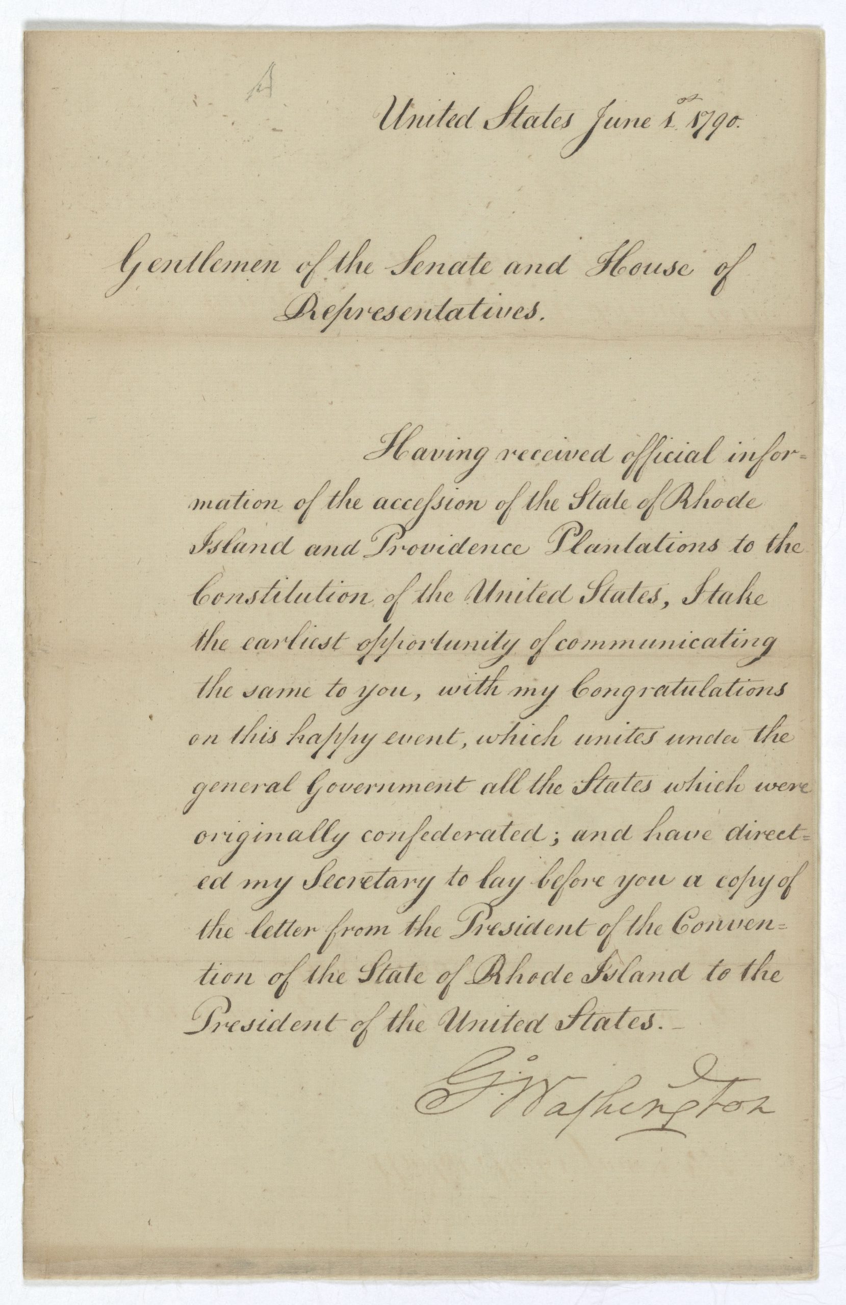 GW cover letter RI Constitution ratification-6-1-1790_SEN 1A-E2-2015 ...
