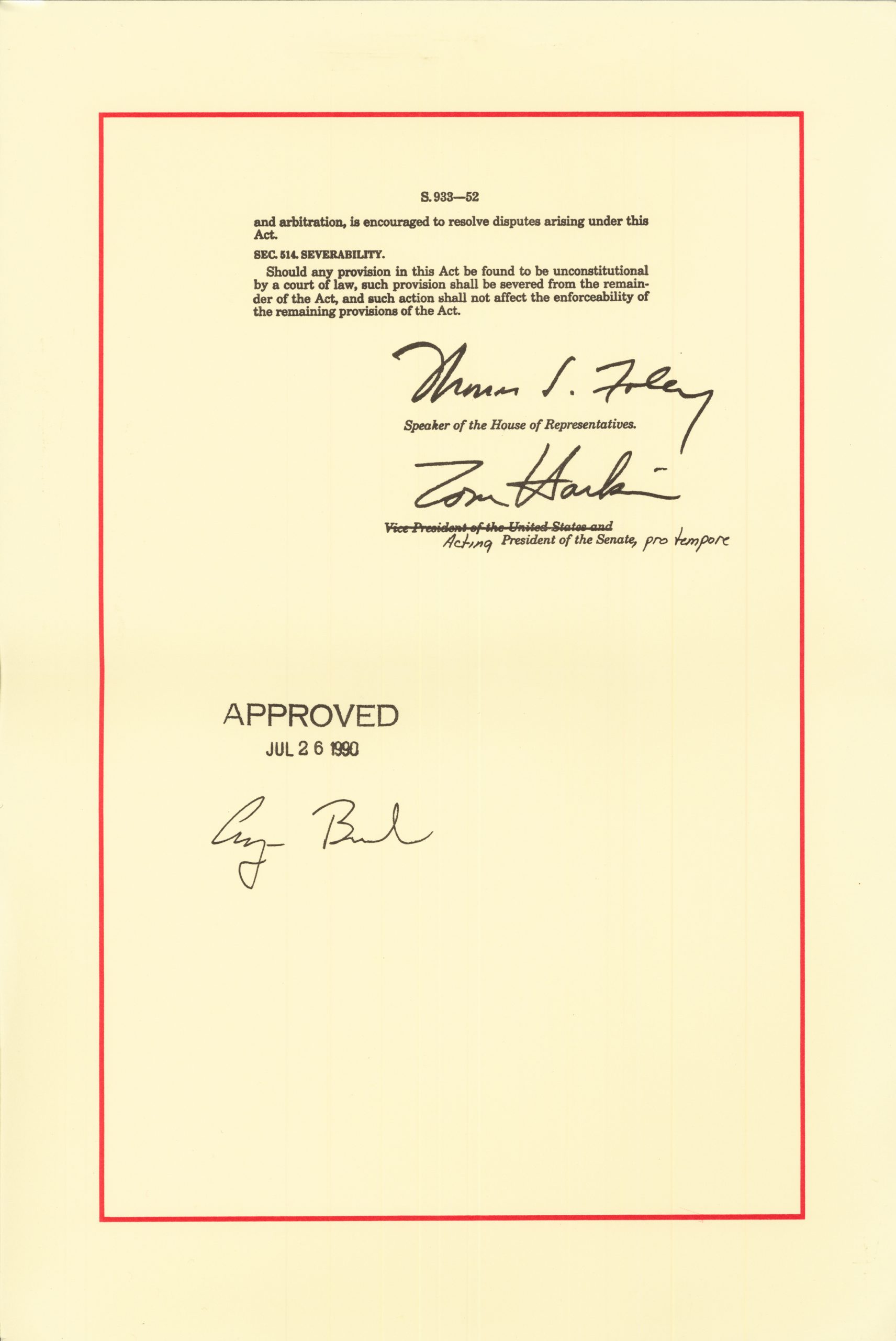 ADA_Signed_Act_pg_2 – Pieces of History