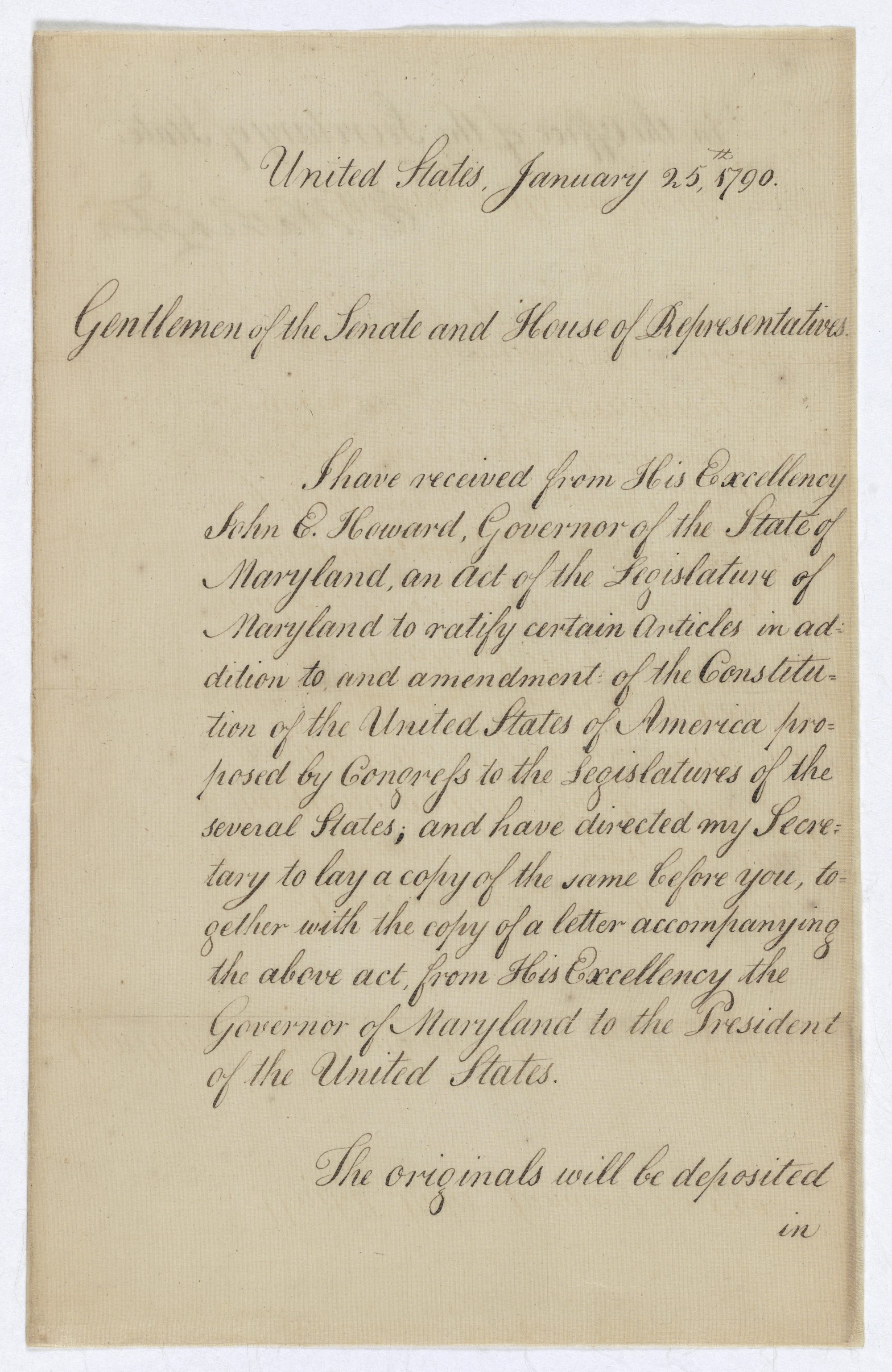 The First Amendments to the U.S. Constitution – Pieces of History