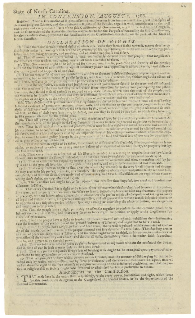 What you may not know about the Bill of Rights – Pieces of History