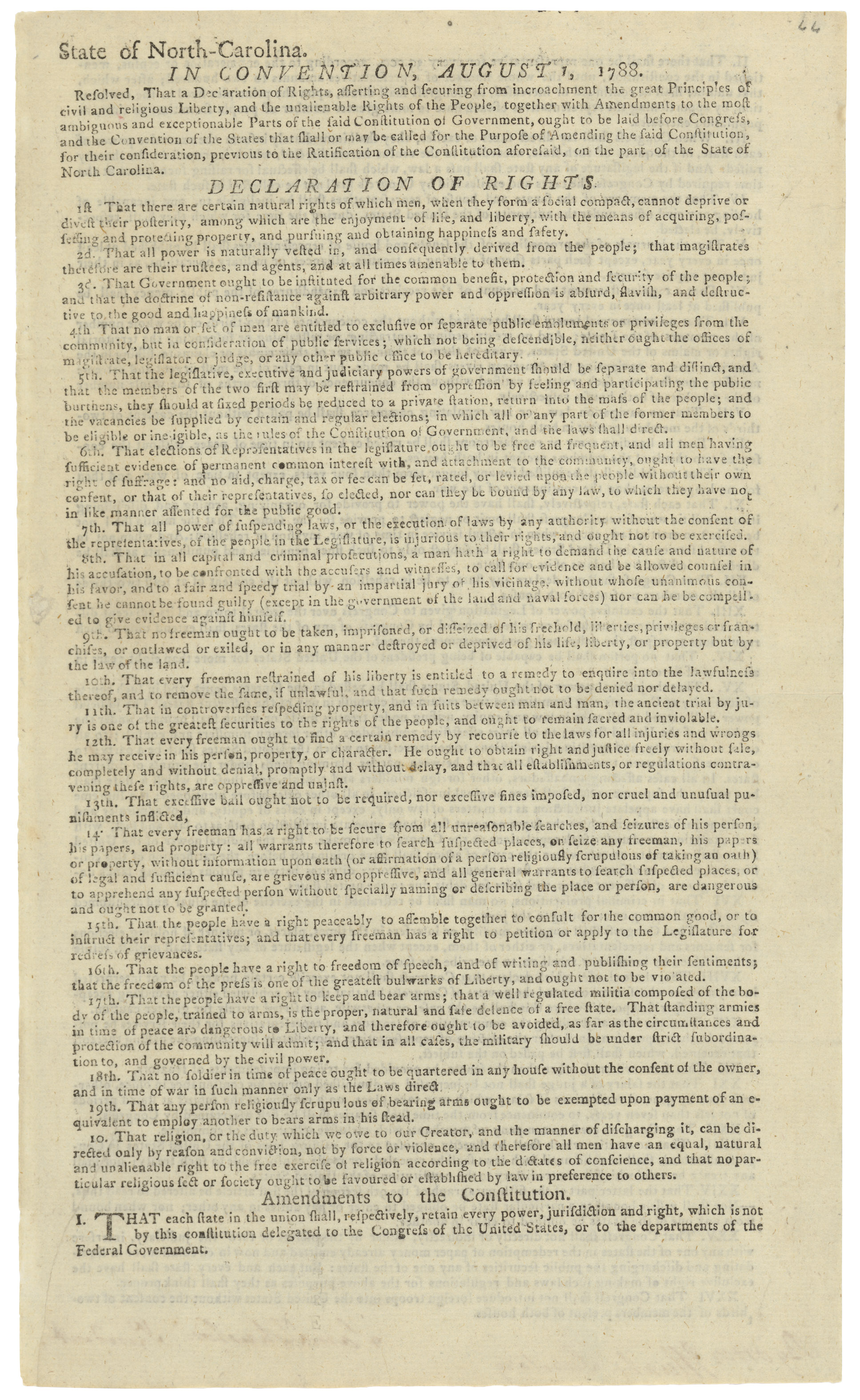 What you may not know about the Bill of Rights – Pieces of History
