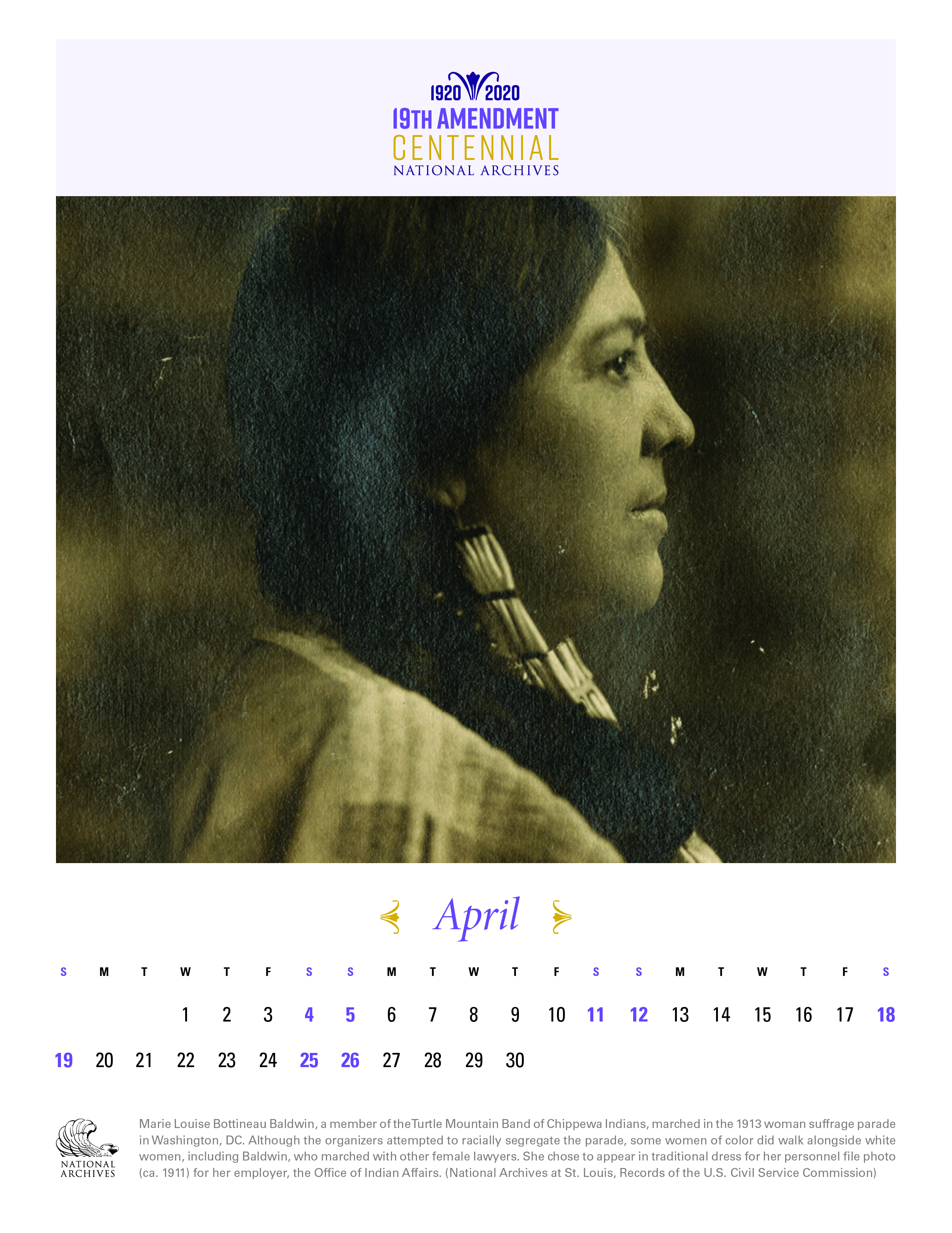 19th Amendment at 100: Mary Louise Bottineau Baldwin – Pieces of History